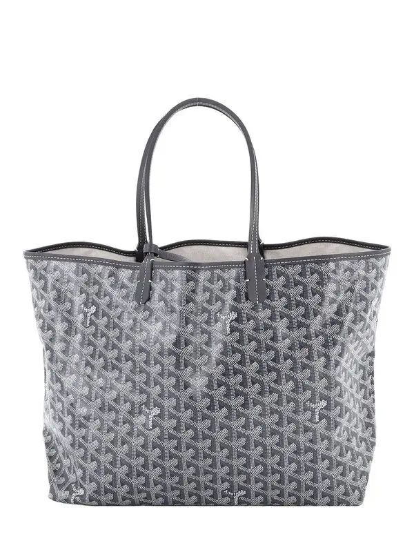 GOYARD Saint Louis Pm Tote Coated Canvas - Gray