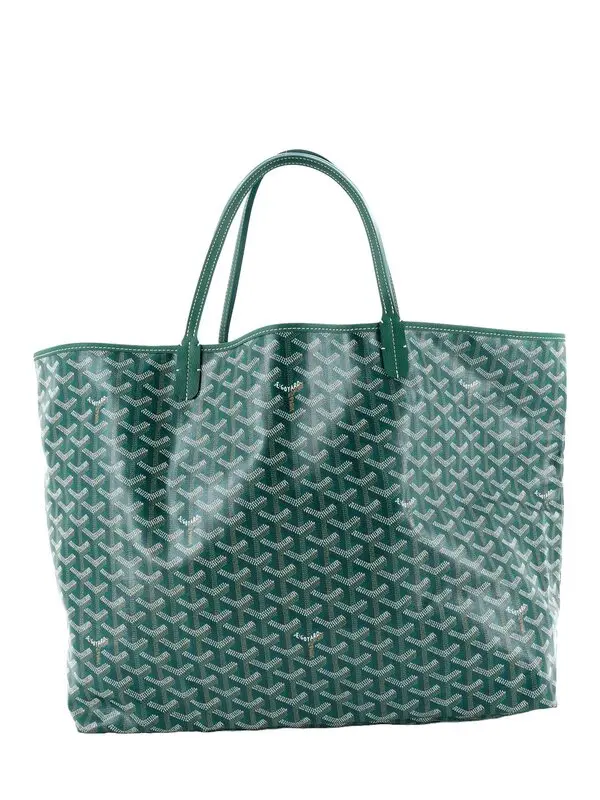 GOYARD Saint Louis Gm Tote Coated Canvas - Green