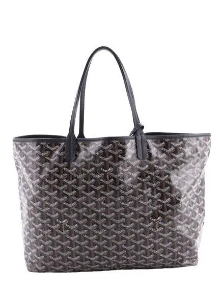 Goyard Saint Louis Pm Tote Coated Canvas - Black