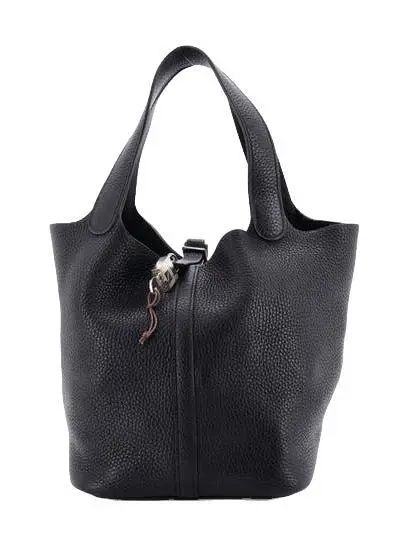 Hermès Picotin Lock Bag Clemence Mm - Black