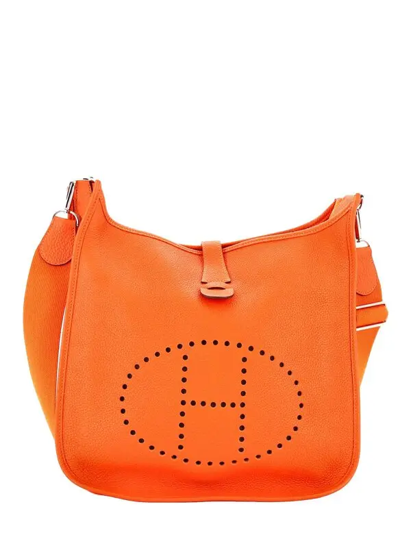 Hermès Evelyne Bag Gen Iii Clemence Gm - Feu