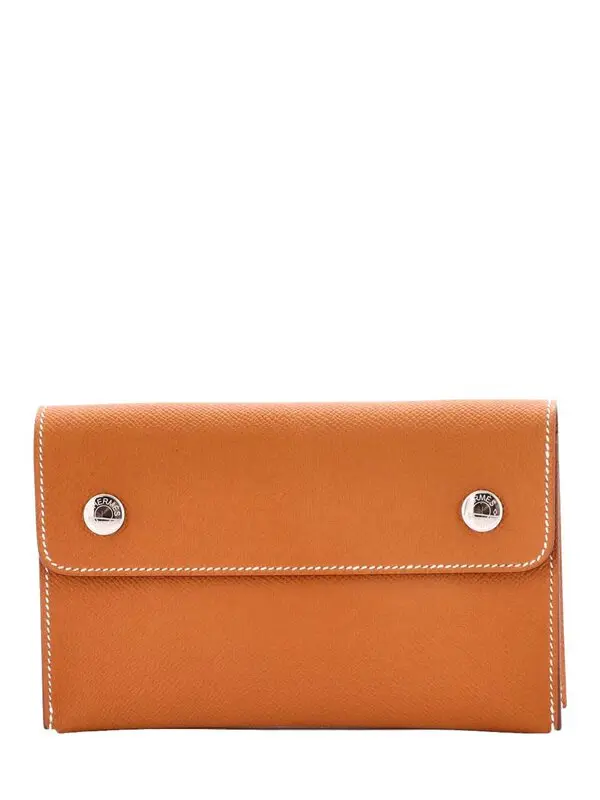 HERMES Hermesnap Wallet Bag Epsom - Gold