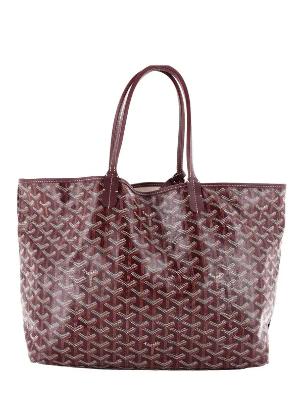 GOYARD Saint Louis Pm Tote Coated Canvas - Red