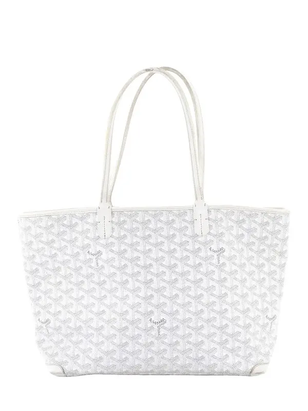 Goyard Artois Tote Coated Canvas Pm - White