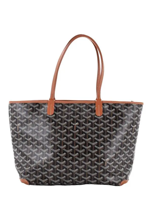 Goyard Artois Tote Coated Canvas Pm - Brown