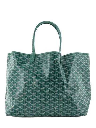 Goyard Saint Louis Tote Coated Canvas Pm - Green