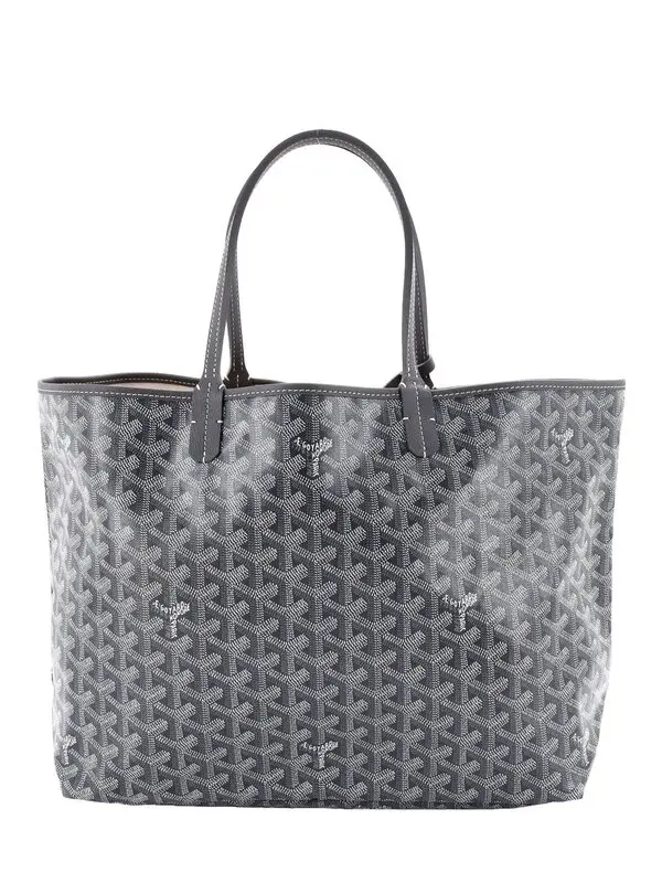 Goyard Saint Louis Tote Coated Canvas Pm - Grey