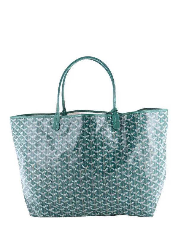Goyard Saint Louis Tote Coated Canvas Gm - Green