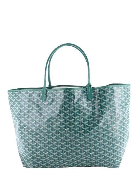 Goyard Saint Louis Tote Coated Canvas Gm - Green