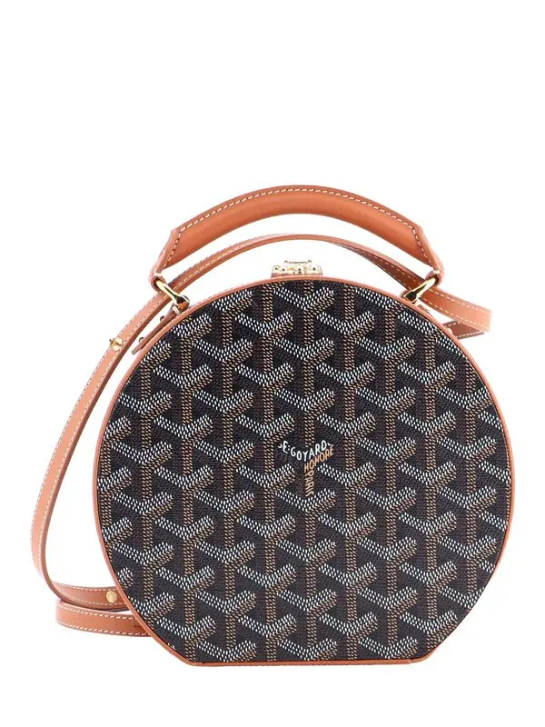 GOYARD Alto Hatbox Bag Coated Canvas - Black
