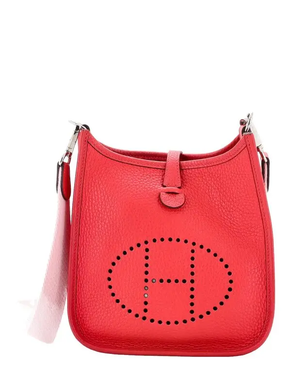 HERMES Evelyne Bag Gen Iii Clemence Tpm - Rouge Pivoine