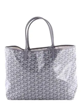 Goyard Saint Louis Tote Coated Canvas Pm - Grey