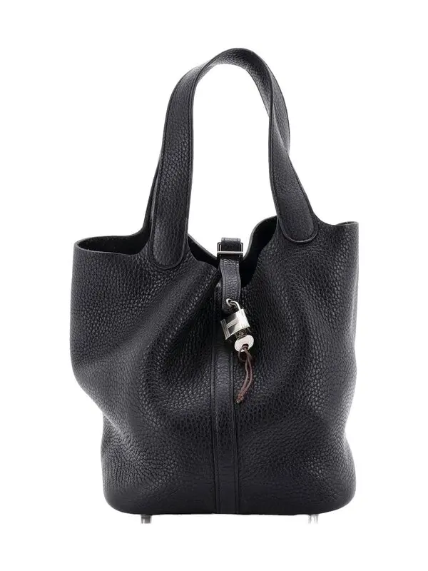 Hermès Picotin Lock Bag Clemence Mm - Noir