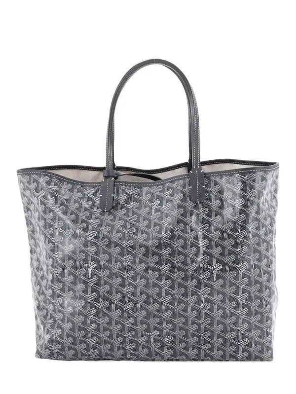 Goyard Saint Louis Pm Tote Coated Canvas - Gray