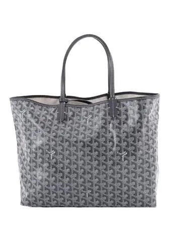 Goyard Saint Louis Tote Coated Canvas Pm - Grey