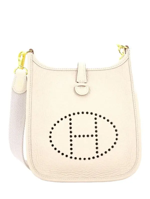 HERMES Evelyne Bag Gen Iii Clemence Tpm - Craie
