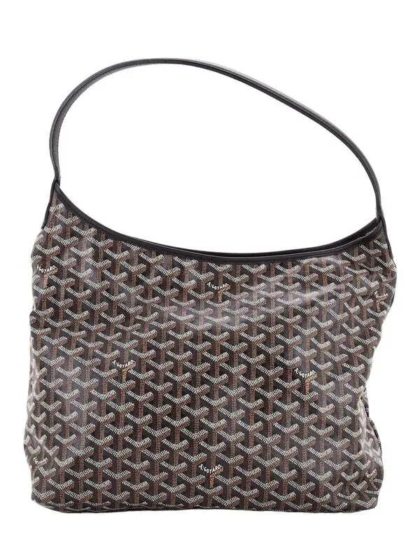 GOYARD Boheme Hobo Coated Canvas - Black