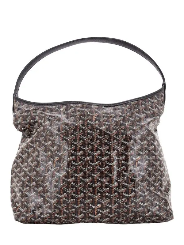 Goyard Boheme Hobo Coated Canvas - Black