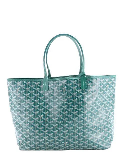 Goyard Saint Louis Tote Coated Canvas Pm - Green