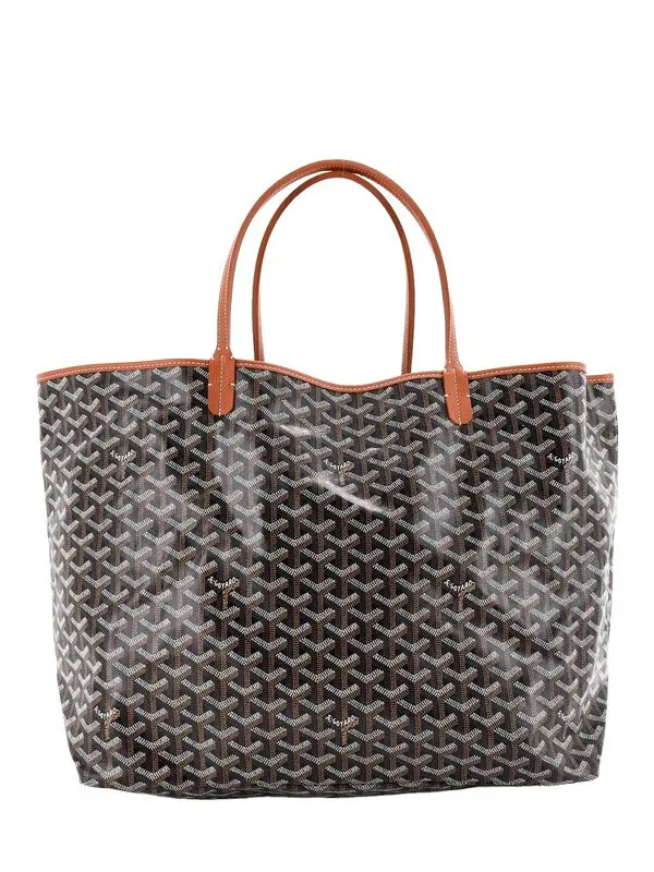 GOYARD Saint Louis Gm Tote Coated Canvas - Brown
