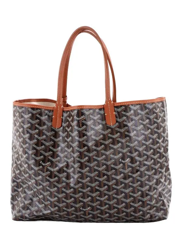 Goyard Saint Louis Tote Coated Canvas Pm - Brown