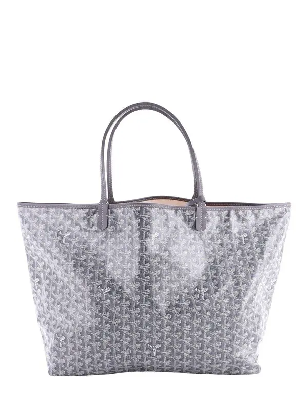 GOYARD Saint Louis Gm Tote Coated Canvas - Gray