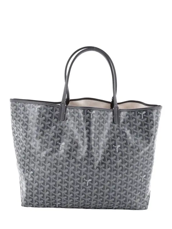 Goyard Saint Louis Gm Tote Coated Canvas - Gray