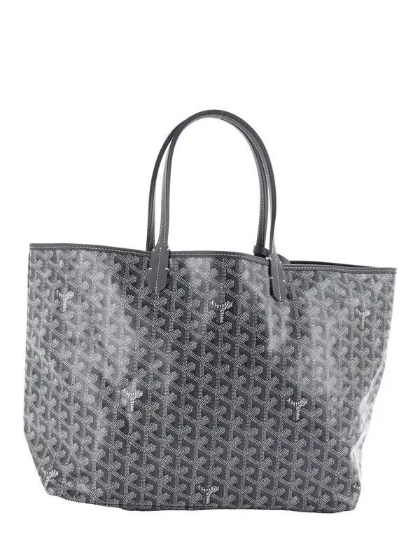 Goyard Saint Louis Pm Tote Coated Canvas - Gray