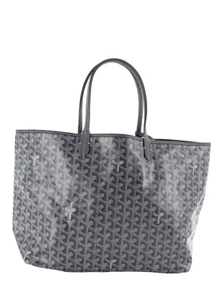 Goyard Saint Louis Tote Coated Canvas Pm - Grey
