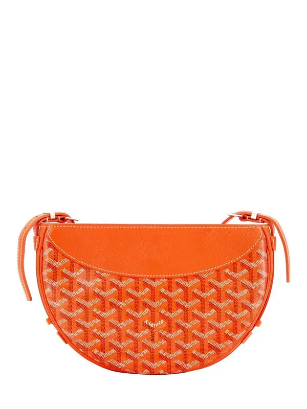 GOYARD Hirondelle Shoulder Bag Coated Canvas And Leather - Orange