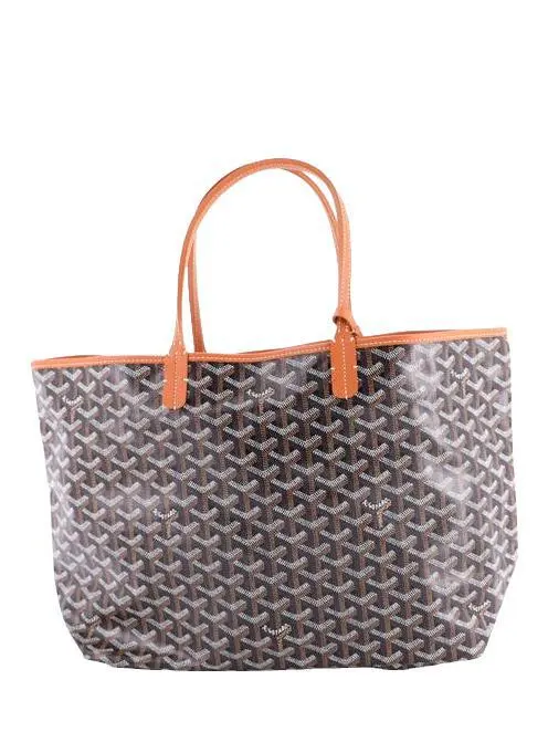 Goyard Saint Louis Tote Coated Canvas Pm - Brown