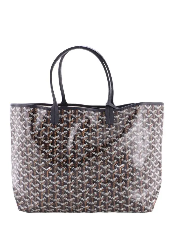Goyard Saint Louis Pm Tote Coated Canvas - Black