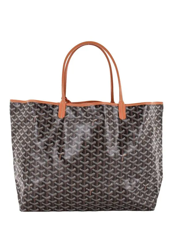 GOYARD Saint Louis Gm Tote Coated Canvas - Brown