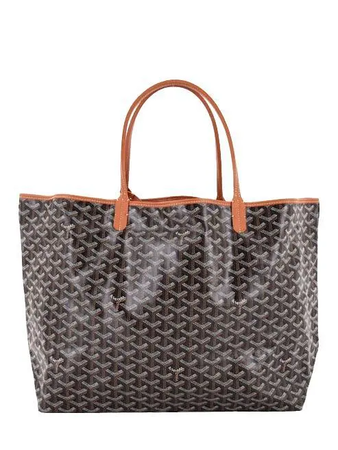 Goyard Saint Louis Tote Coated Canvas Gm - Brown