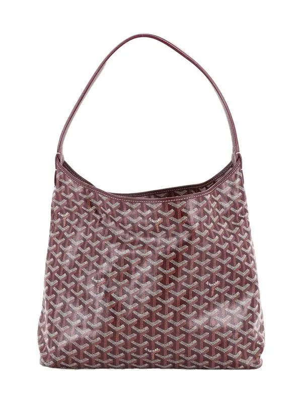 GOYARD Boheme Hobo Coated Canvas - Red