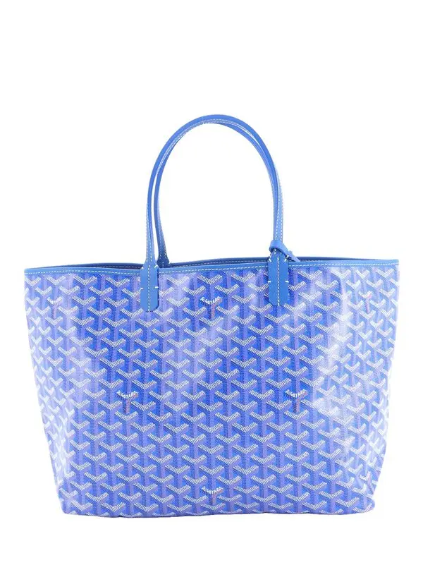 Goyard Saint Louis Pm Tote Coated Canvas - Blue