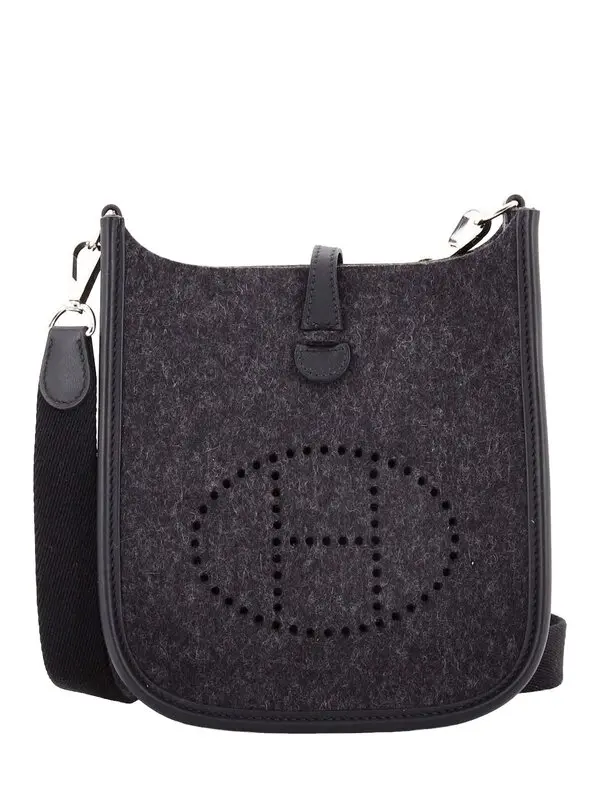 Hermès Evelyne Bag Gen Iii Felt Tpm - Grey