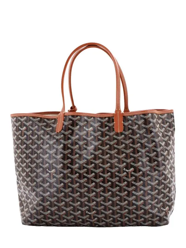 GOYARD Saint Louis Pm Tote Coated Canvas - Brown