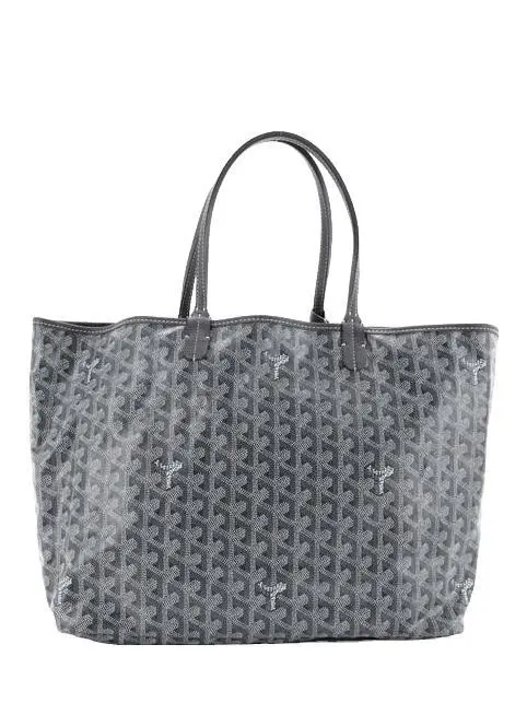 Goyard Saint Louis Tote Coated Canvas Pm - Grey