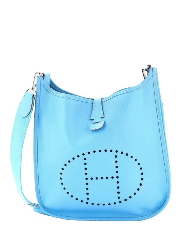 HERMES Evelyne Bag Gen Iii Epsom Pm - Celeste