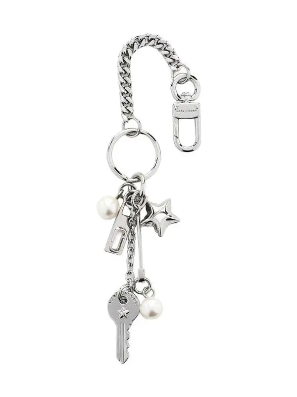 Marc Jacobs Grommet Bag Charm - Nickel