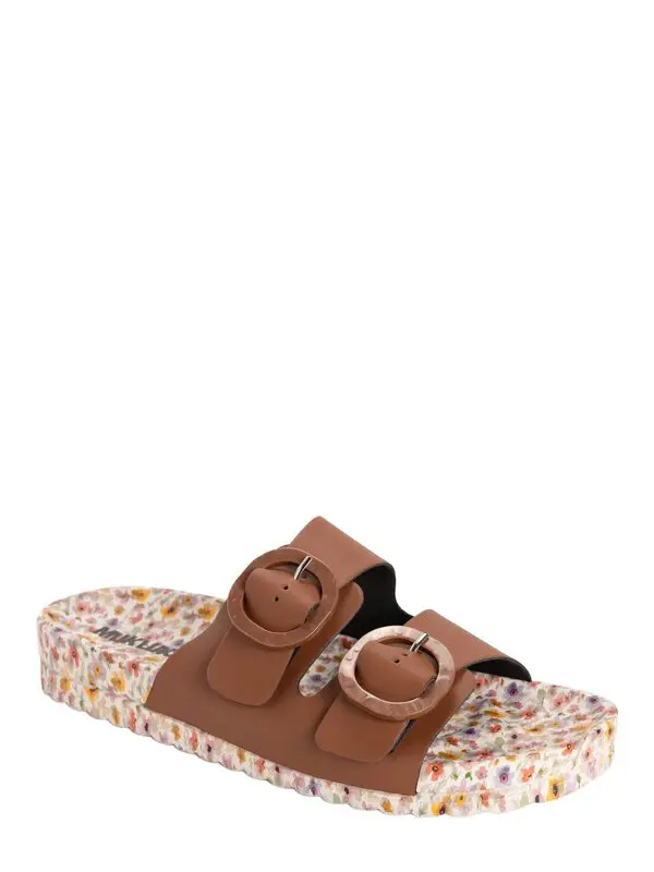 MUK LUKS Grand Cayman Sandals - Cognac/floral