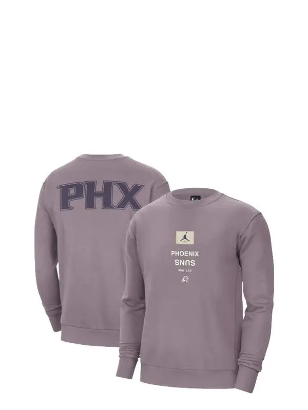 JORDAN BRAND Phoenix Suns Statement Edition Heavyweight Pullover Sweatshirt - Purple