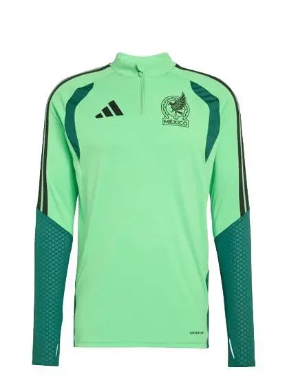 Adidas Mexico National Team Fifa X World Cup 2026 Tiro Quarter-zip Training Top - Green