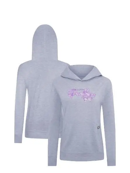 LEVELWEAR Florida Panthers Hockey Fights Cancer Relay Pullover Hoodie - Heather Gray