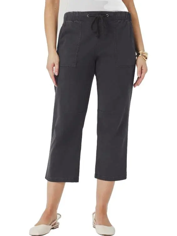 Splendid Regina Crop Pants - Lead Grey