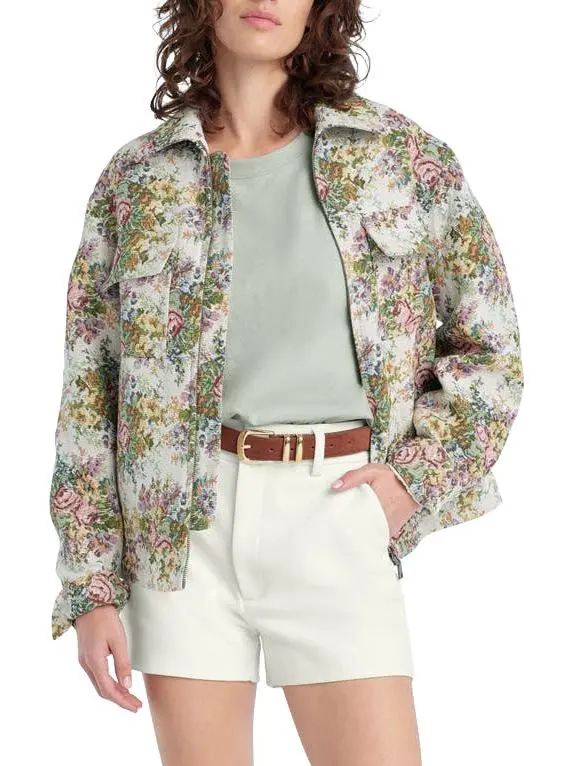 FAVORITE DAUGHTER The Rinnie Jacket - Floral Jacquard