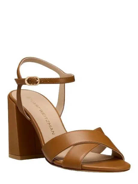 STUART WEITZMAN Alyssa Ankle Strap Sandal - Boho Tan