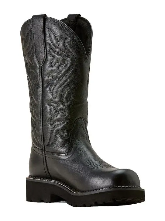 Ariat Fatbaby Dawn Western Boot - Black Deertan