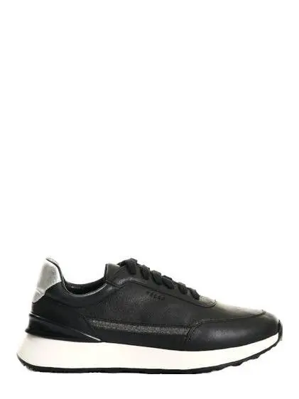 VELEZ Leather Sneakers - Black